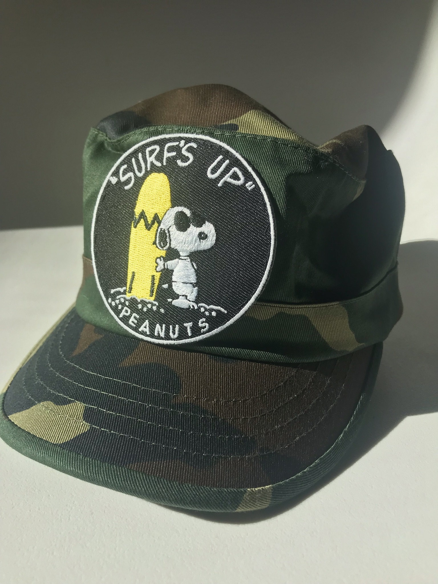 Surfin' Snoopy Cadet Army Cap - Etsy