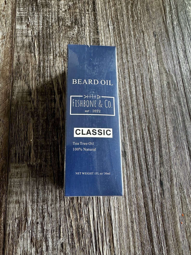 Classic Tea Tree Beard Oil - Etsy