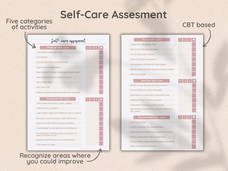 Self-care C | Atomic Habits | Cbt Cognitive | Cbt Worksheet for Teens ...