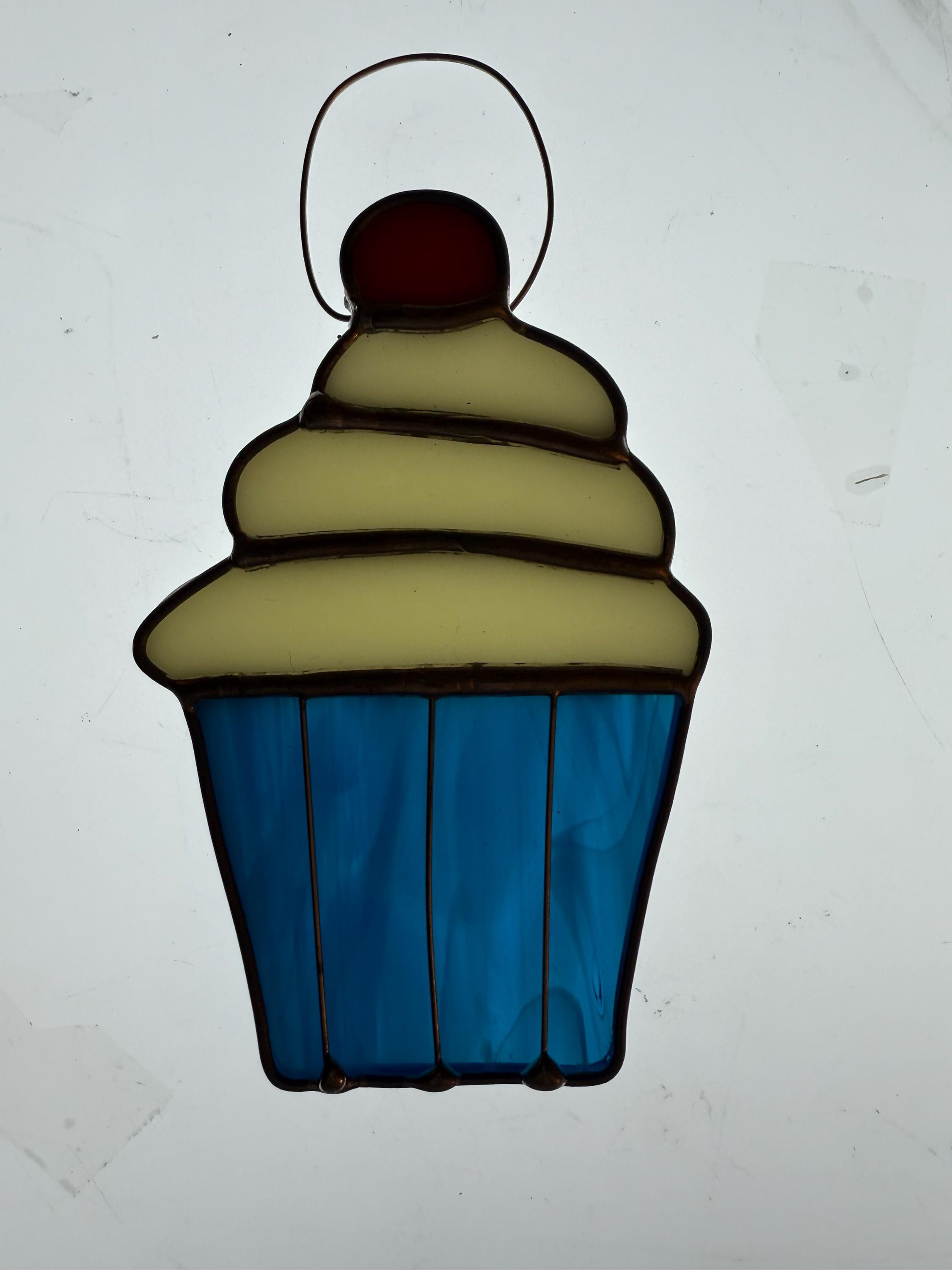 Stained Glass Cupcake - Etsy