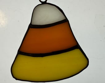 CANDY CORN - Stained Glass Sun Catcher - Etsy