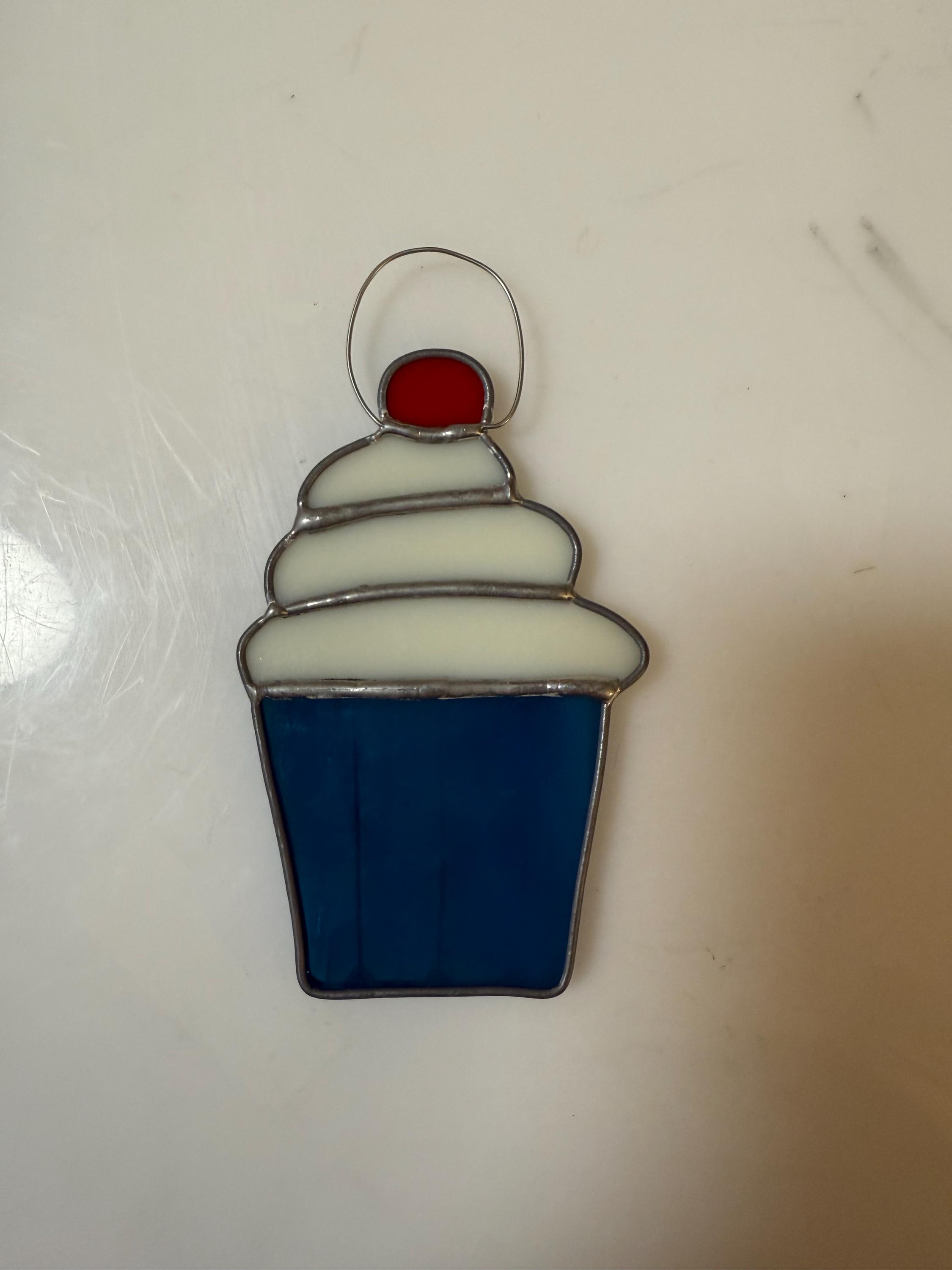 Stained Glass Cupcake - Etsy