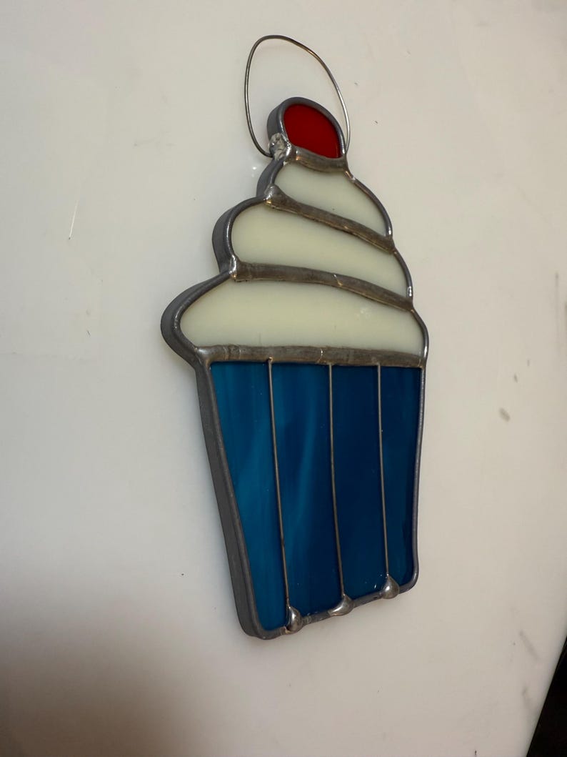 Stained Glass Cupcake - Etsy