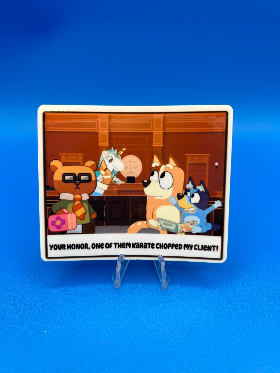 Bluey Inspired Unicorse Attorney Lawsuit One of Them Karate - Etsy
