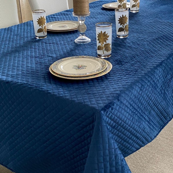 Quilted Tablecloth - Etsy