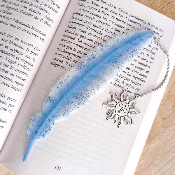 Feather Bookmark - Etsy
