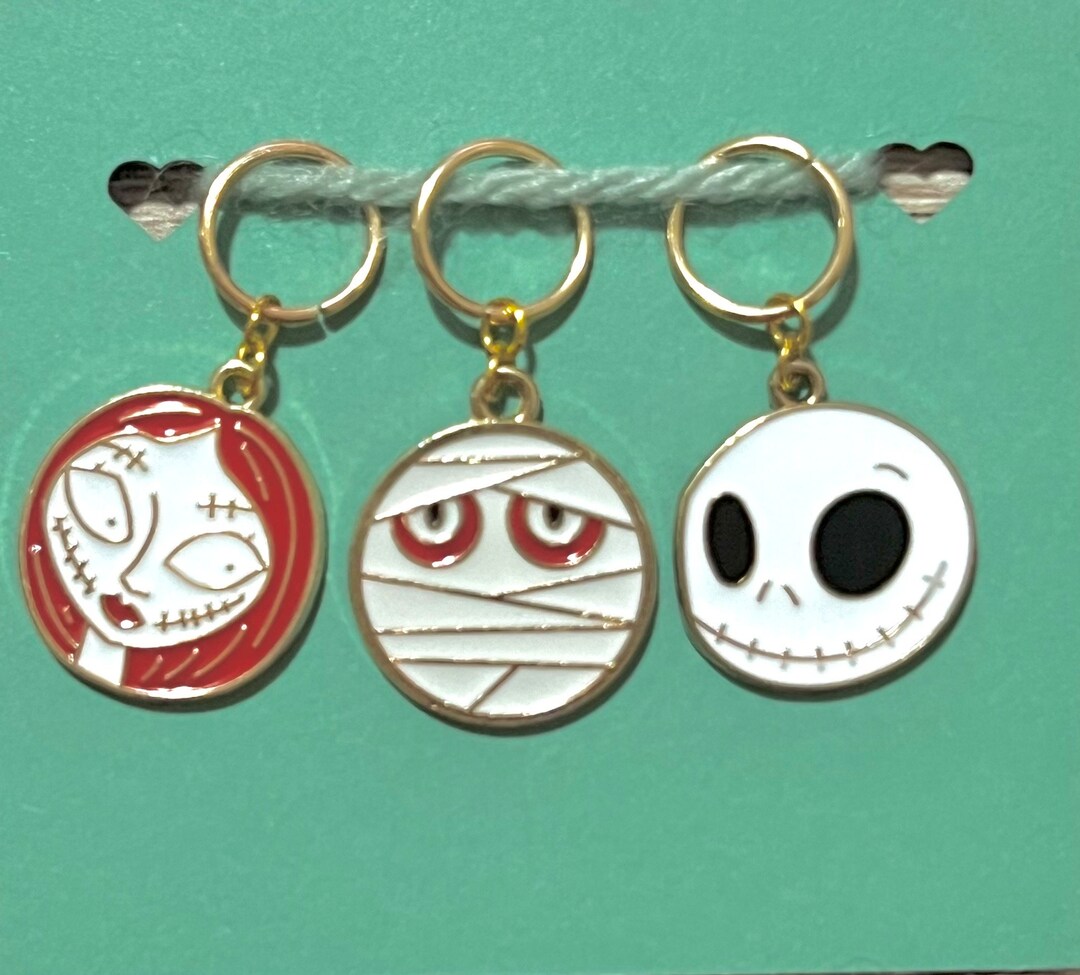 Jack Skellington, Sally, Nightmare Before Christmas Stitch Markers - Etsy
