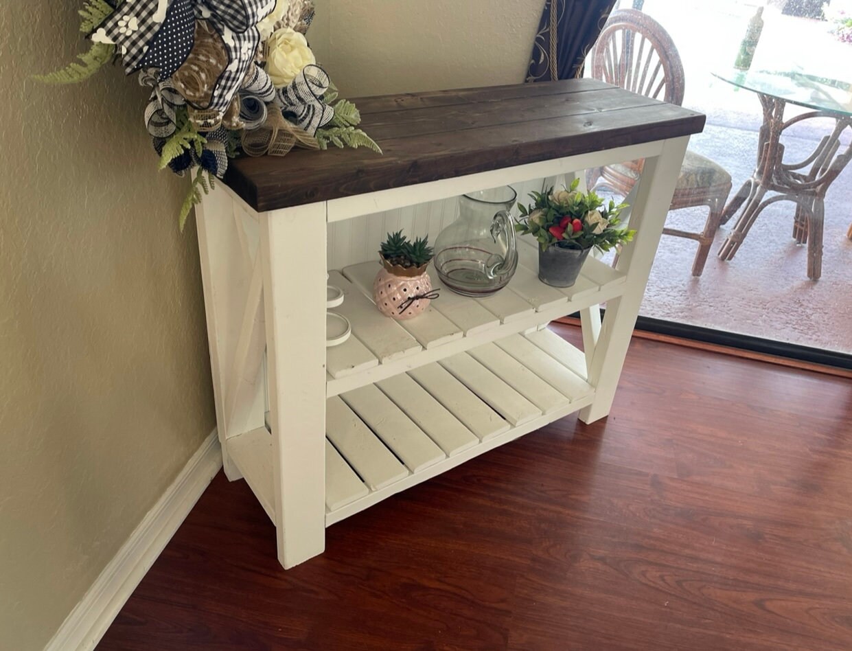Farmhouse Bookshelf - Etsy