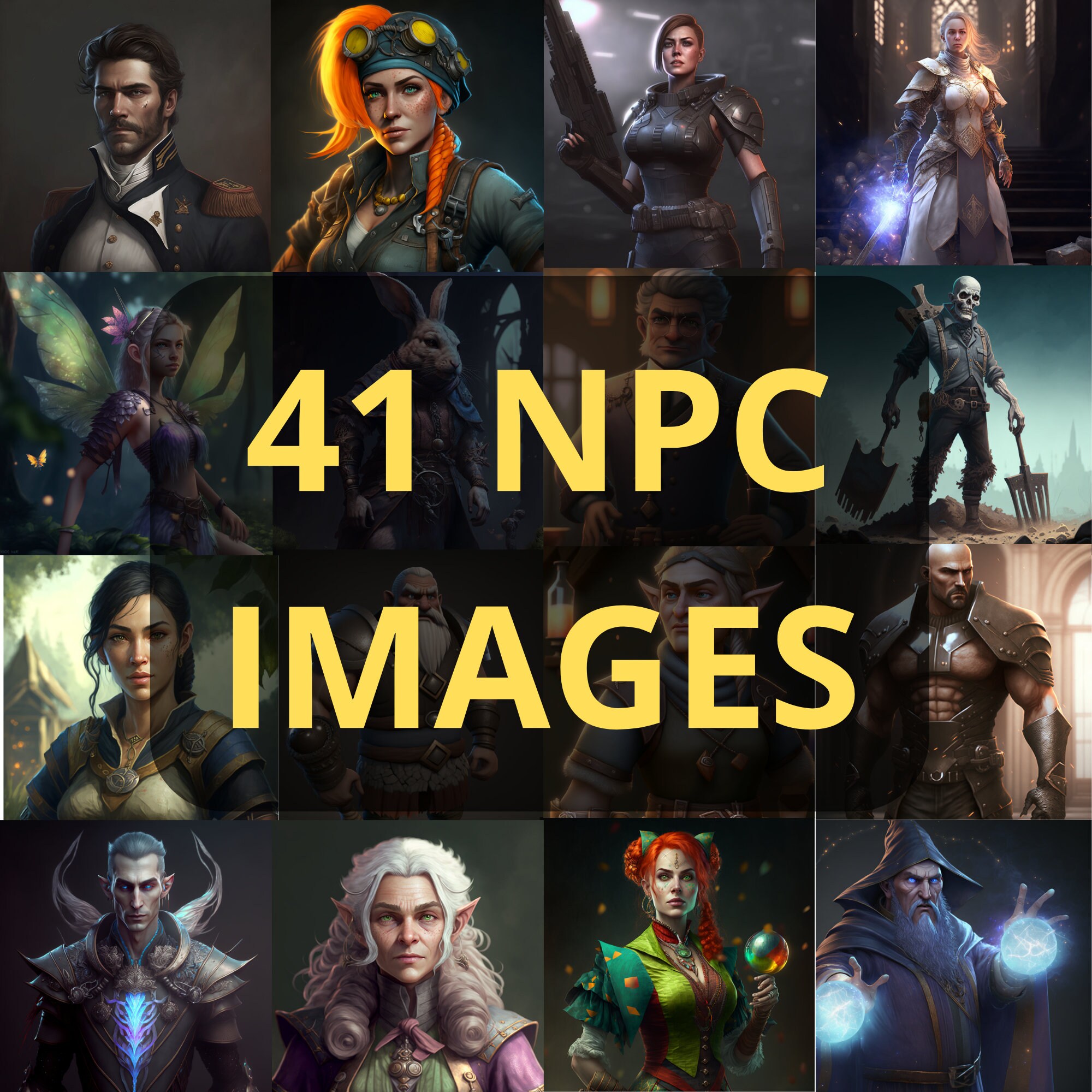 41 NPC Images Npc Inspiration Images Illustrations Bring - Etsy