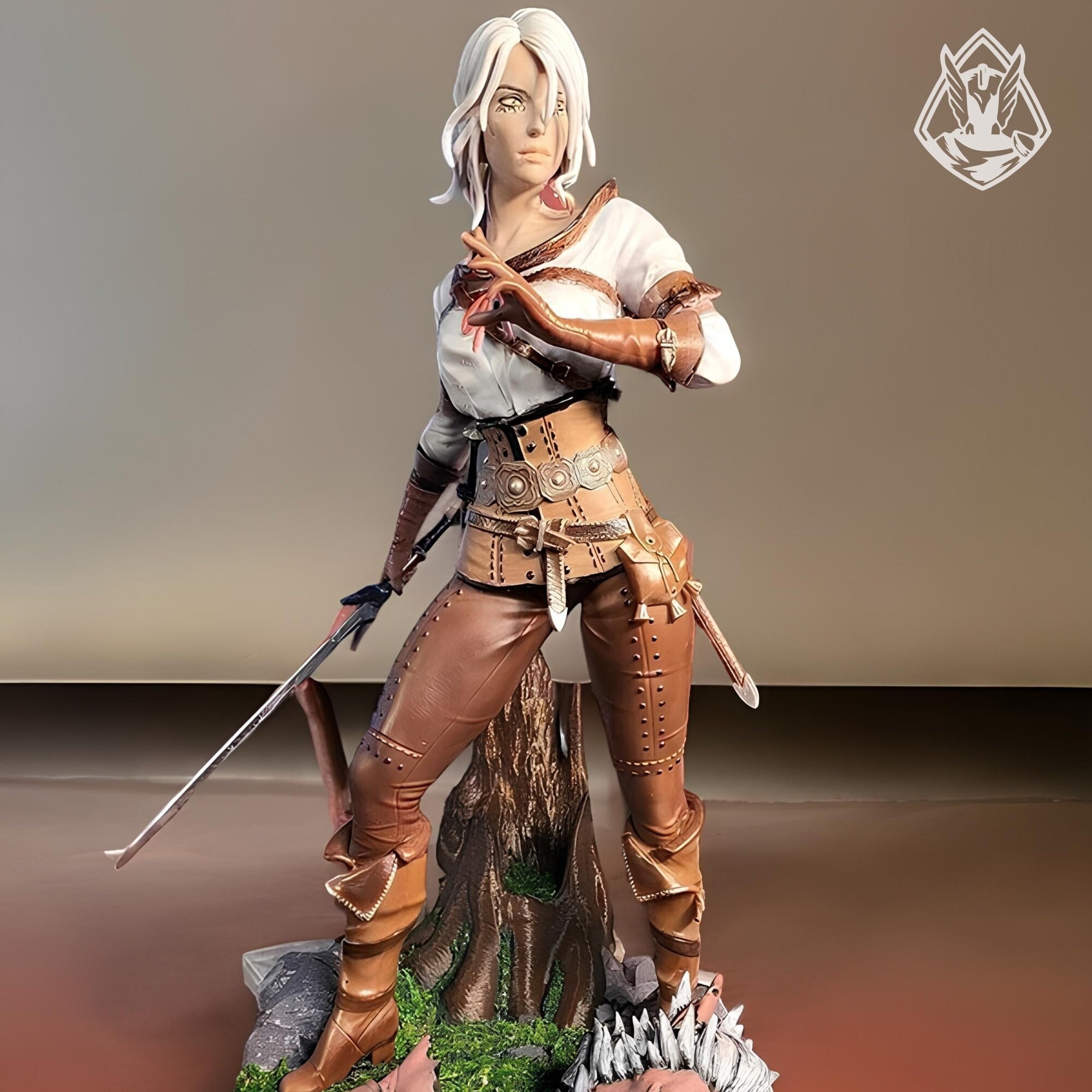 The Witcher 3D Figure,ciri 8K Detail Statue,witcher Art,witcher ...