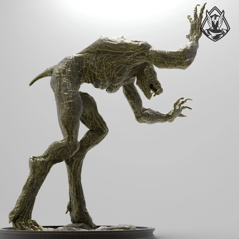 Werewolf Witcher Figurine 12k 3D Print Custom Figures the Witcher Fan ...