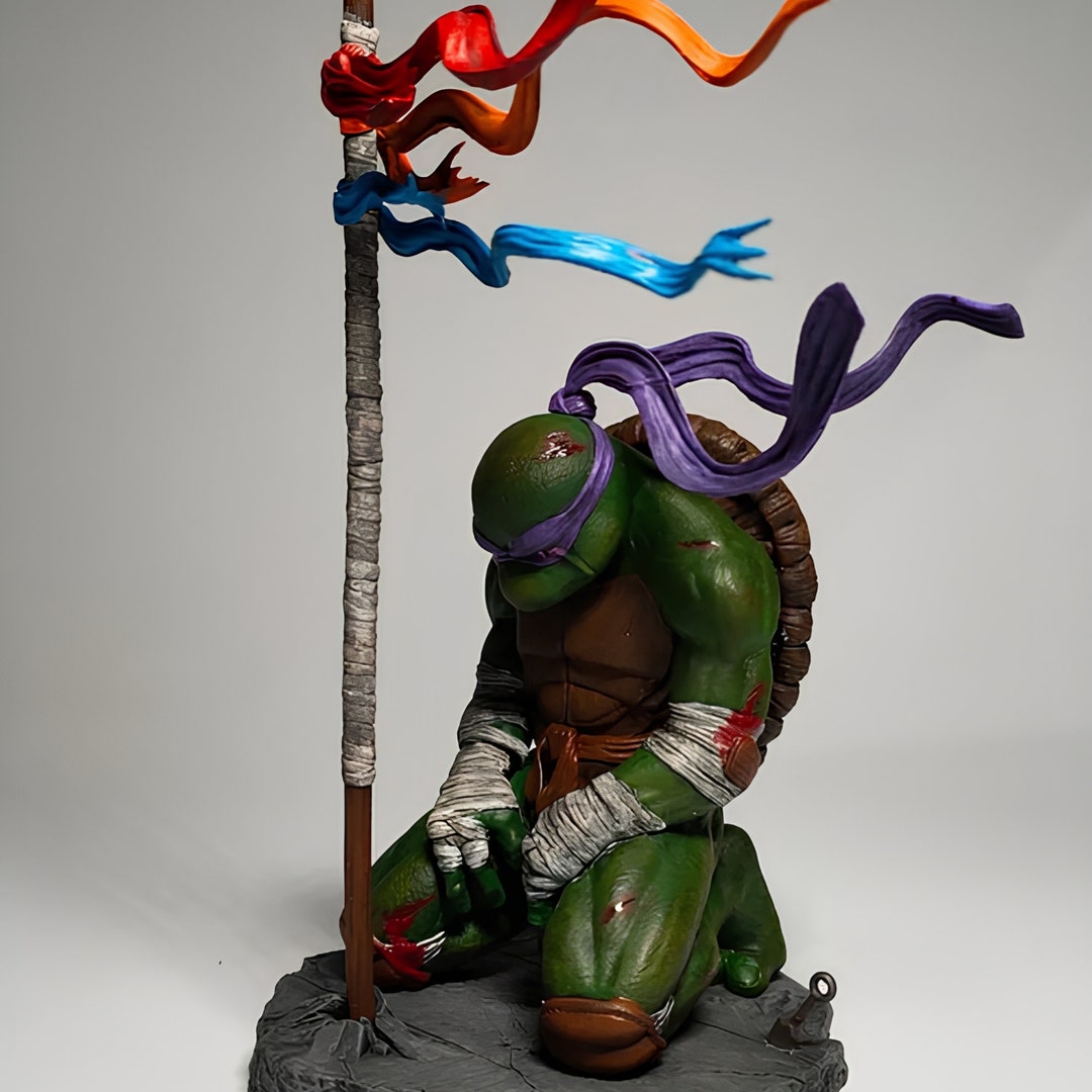 Ninja Turtles Statue Donetollo Figure TMNT Fan Gift 250mm 12K SLA ...