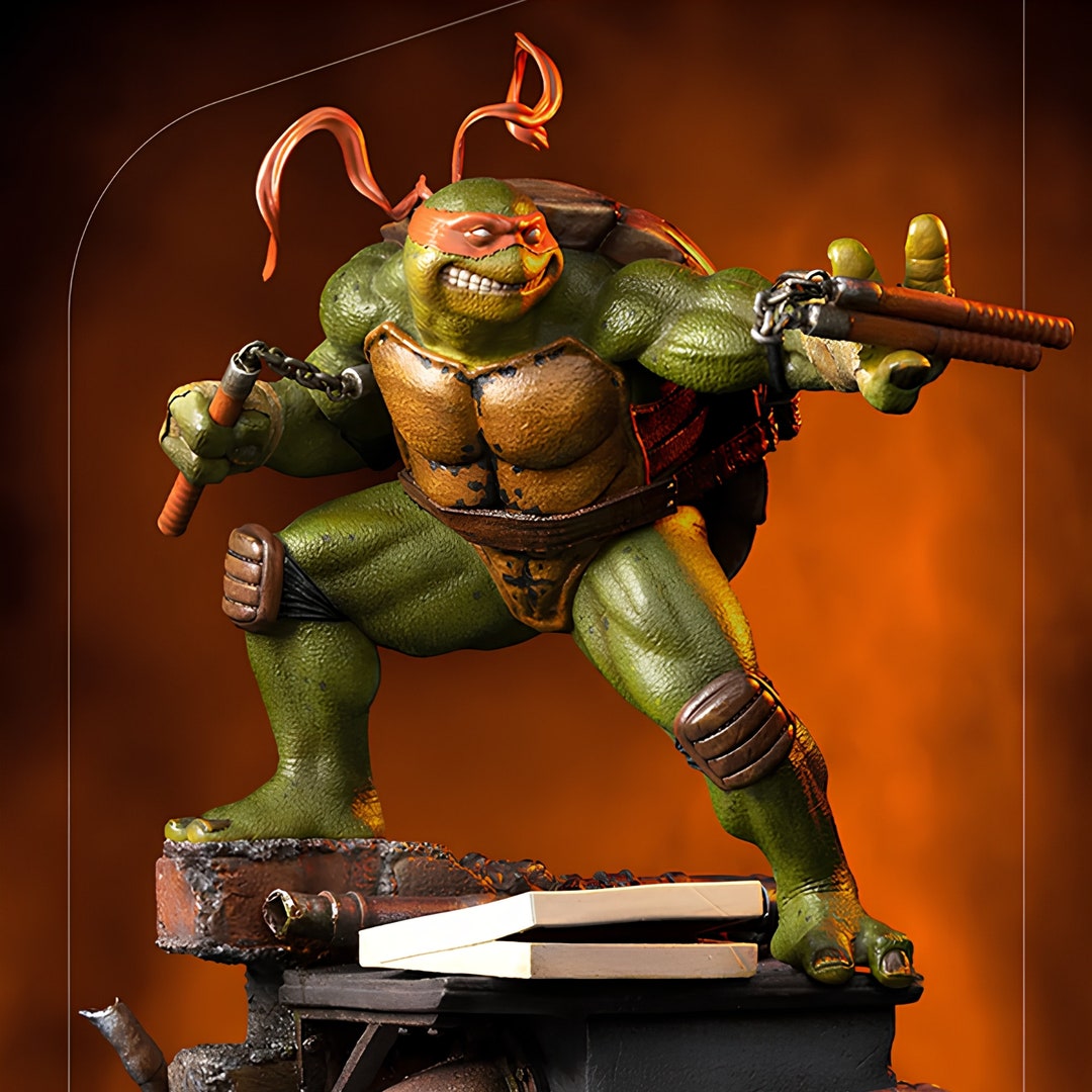 Ninja Turtles Statue,michelangelo Figure,tmnt Fan Gift,250mm,tmnt ...