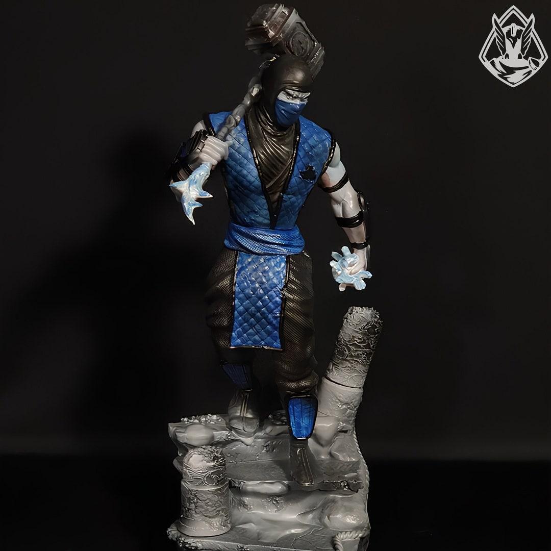 Subzero Figurines,mortal Kombat Statue,video Game Gift,stream Room ...