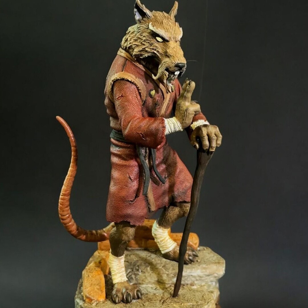 Master Splinter Figurines,ninja Turtles Fun Art,3d Print,handmade ...