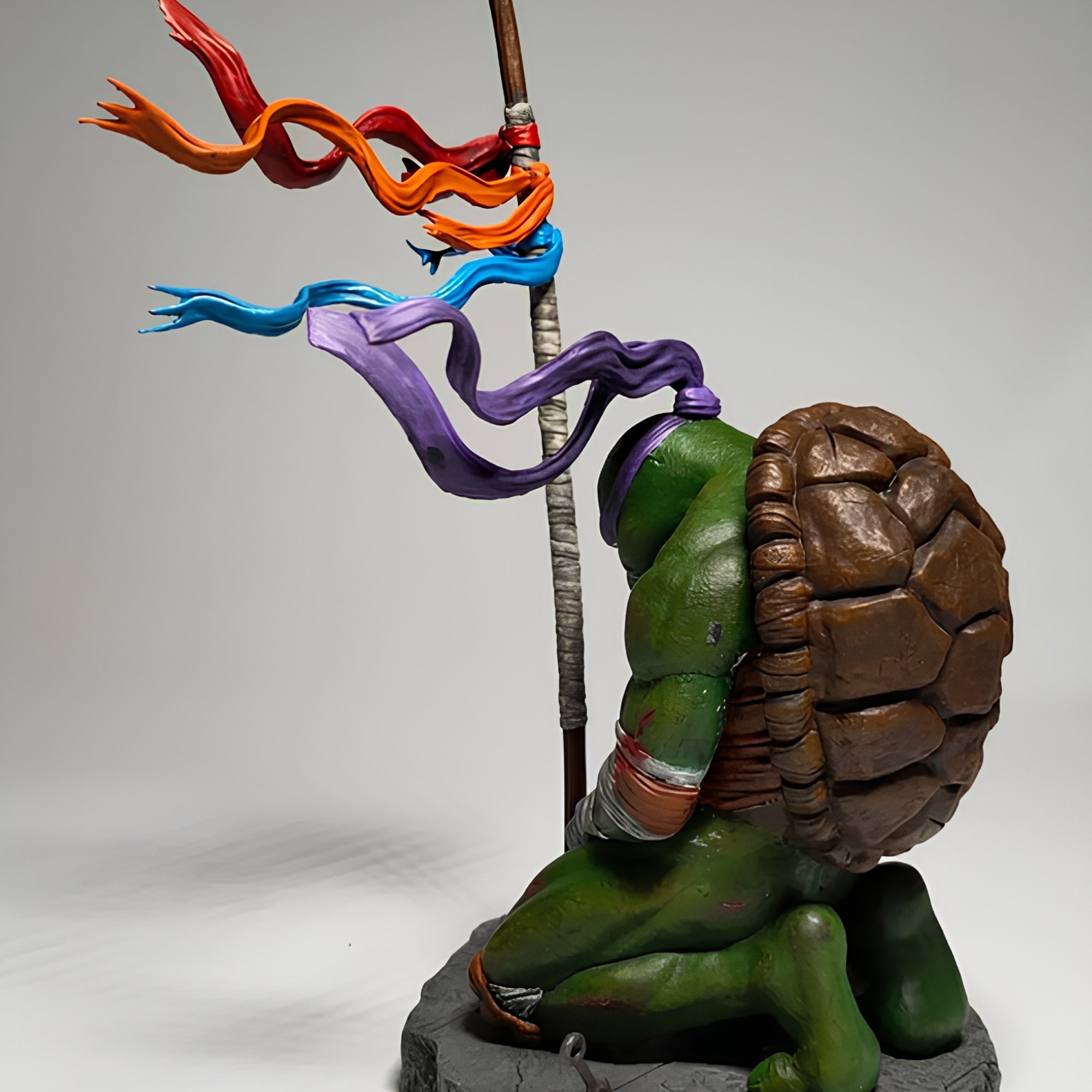 Ninja Turtles Statue Donetollo Figure TMNT Fan Gift 250mm 12K SLA ...