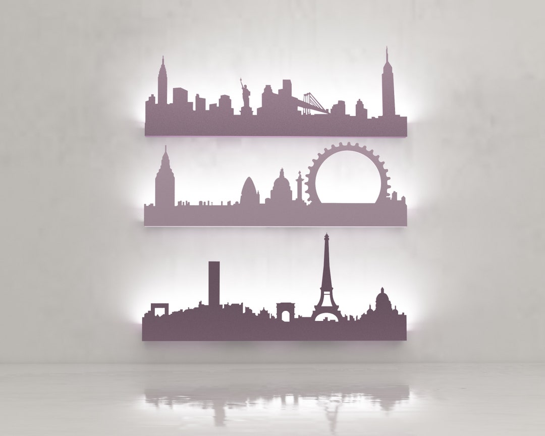 City Wall Decor, Wall Decor Cnc ,wall Decor Stl - Etsy