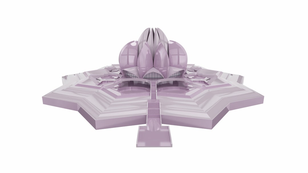 Lotus Temple 3d Model, Lotus Temple Architectural Drawing for 3D ...