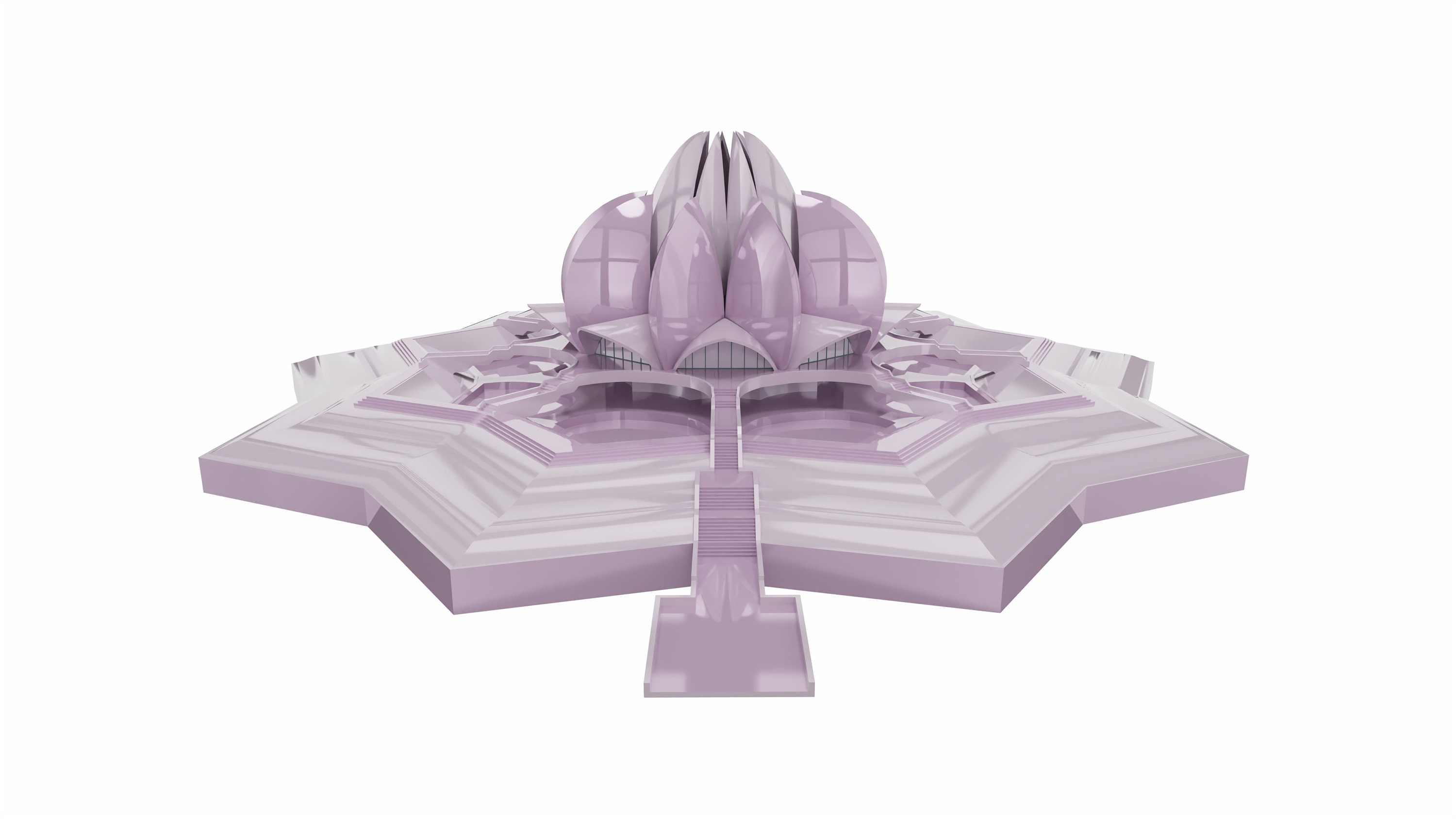 Lotus Temple 3d Model, Lotus Temple Architectural Drawing for 3D ...