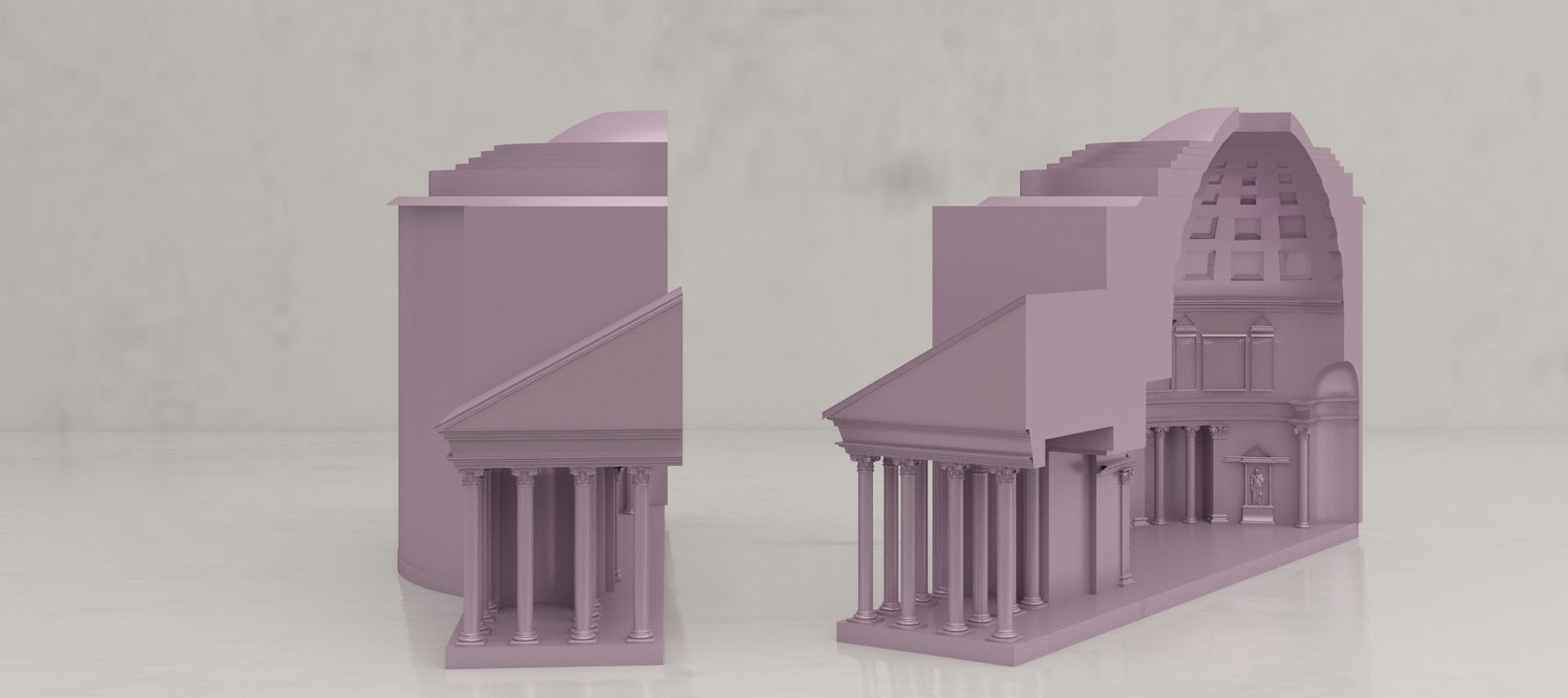 Pantheon 3D Stl Files | Stl Files for 3D Printers | 3D Model STL File ...