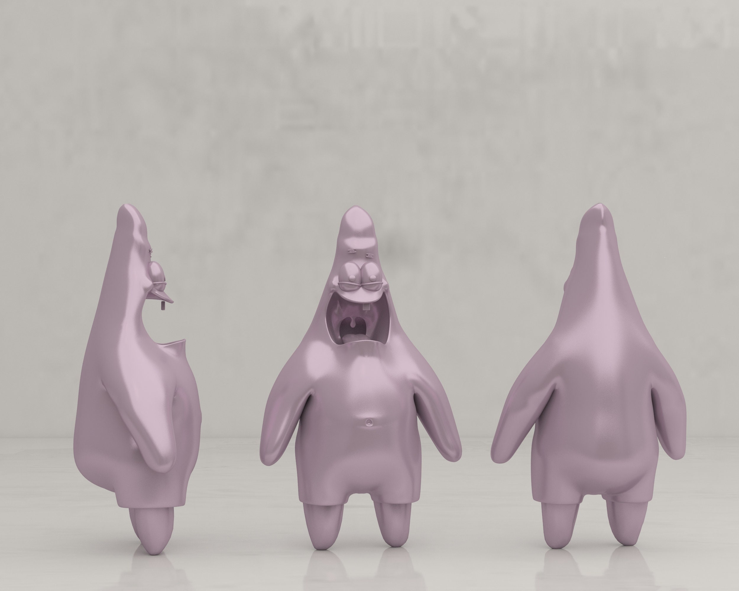 Patrick Star , Patrick Star Cartoon Character Stl Model - Etsy