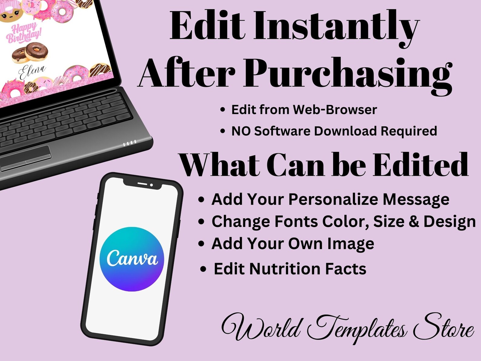 EDITABLE Birthday Chip Bag Wrapper Template. Cute Chip Bag Personalized ...