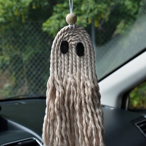 Ghost Macrame-handmade, Macrame Ghost, Spooky Decor, Halloween Decor ...