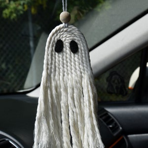 Ghost Macrame-handmade, Macrame Ghost, Spooky Decor, Halloween Decor ...