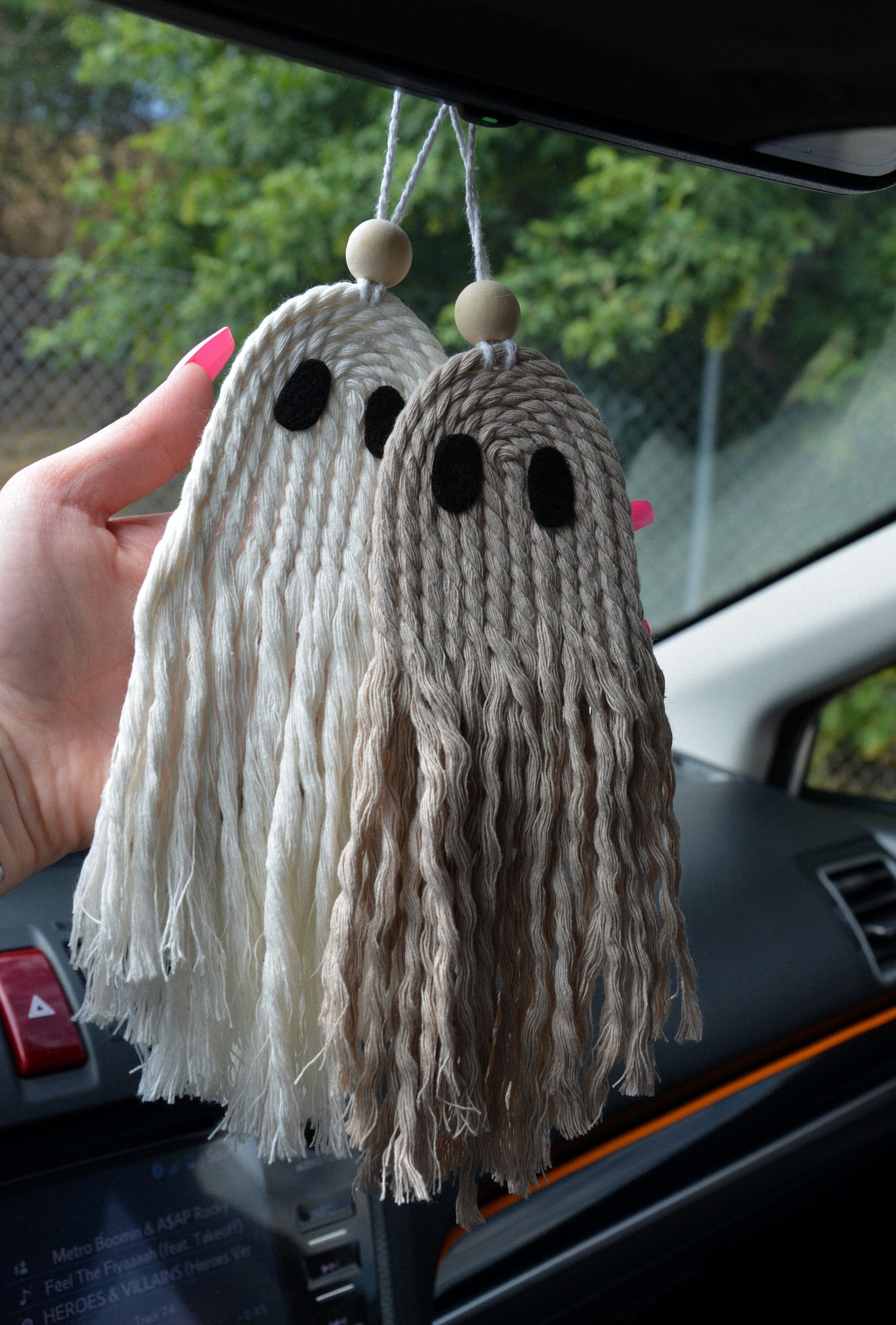 Ghost Macrame-handmade, Macrame Ghost, Spooky Decor, Halloween Decor ...