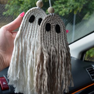 Ghost Macrame-handmade, Macrame Ghost, Spooky Decor, Halloween Decor ...