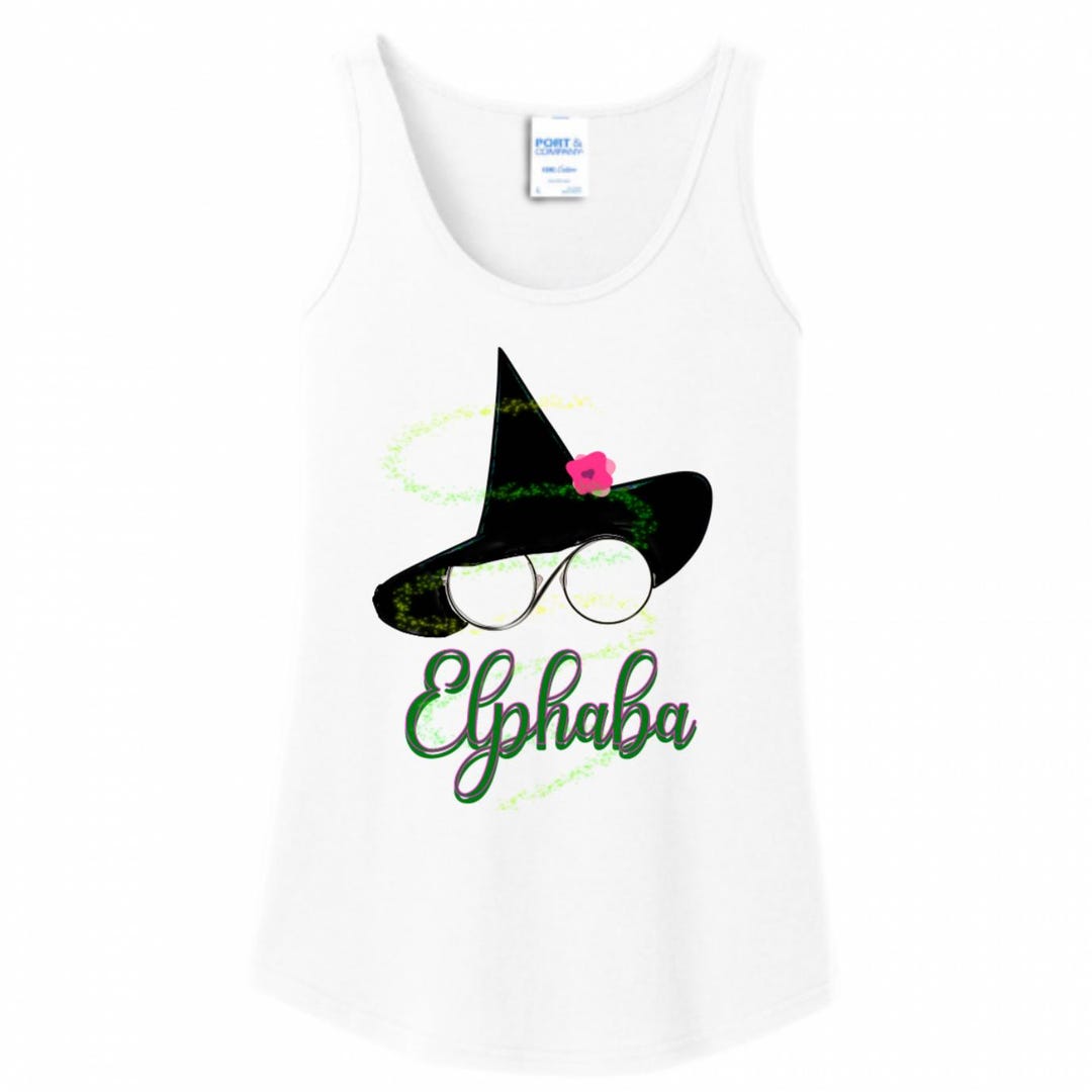 Wicked Witch Oz Spectacles Eye Glasses Womens Tank Choose Color Free ...