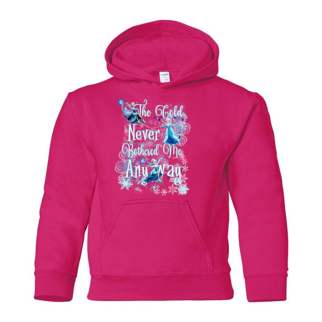 Kids the Cold Never Bothered Me Anyway Elsa Ice Skating Custom Design ...