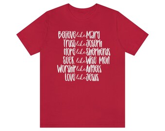 Believe Like Mary Shirt - Etsy
