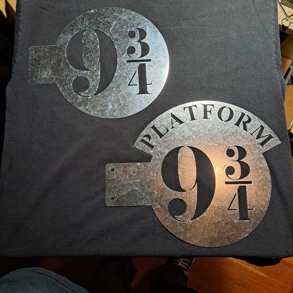 Platform 9 3 4 Sign - Etsy