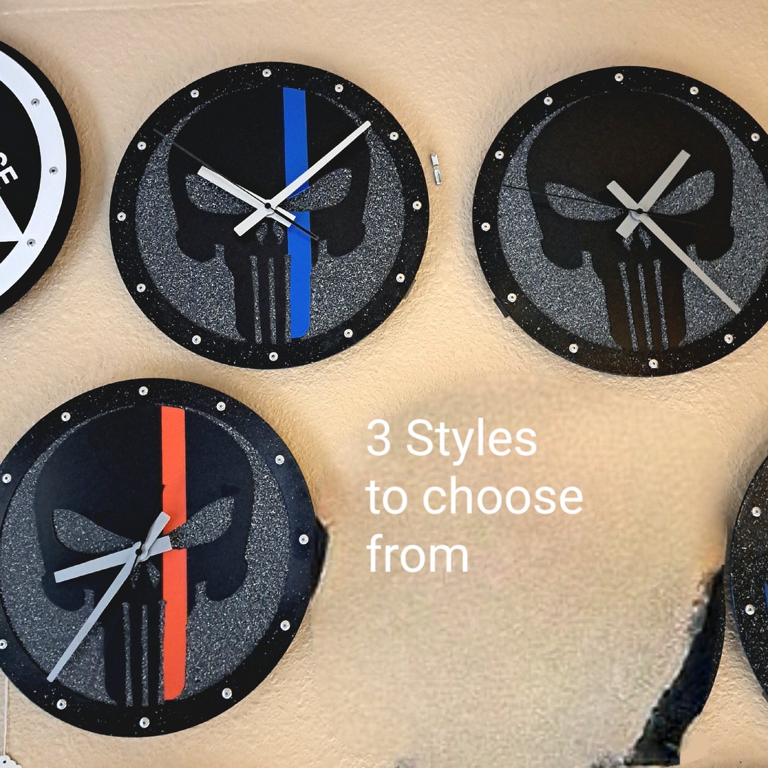 Skull Clocks (3 Styles) - Etsy
