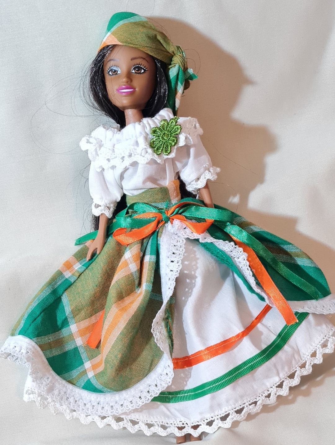 Montserrat National Wear for Mini Doll - Etsy