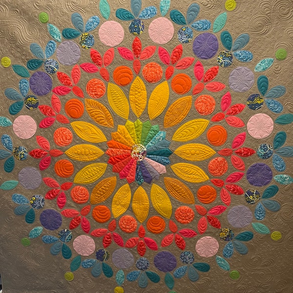 Mandala Quilt - Etsy