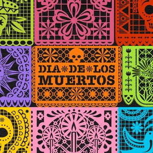 Dia De Los Muertos Bundle of Desktop Background Images Zoom - Etsy