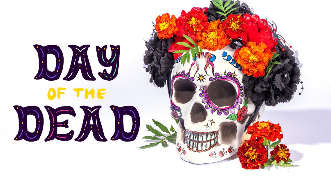 Dia De Los Muertos Bundle of Desktop Background Images Zoom - Etsy