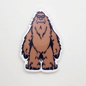 Sasquatch Bigfoot Sticker Water Resistant for Laptop Vinyl - Etsy