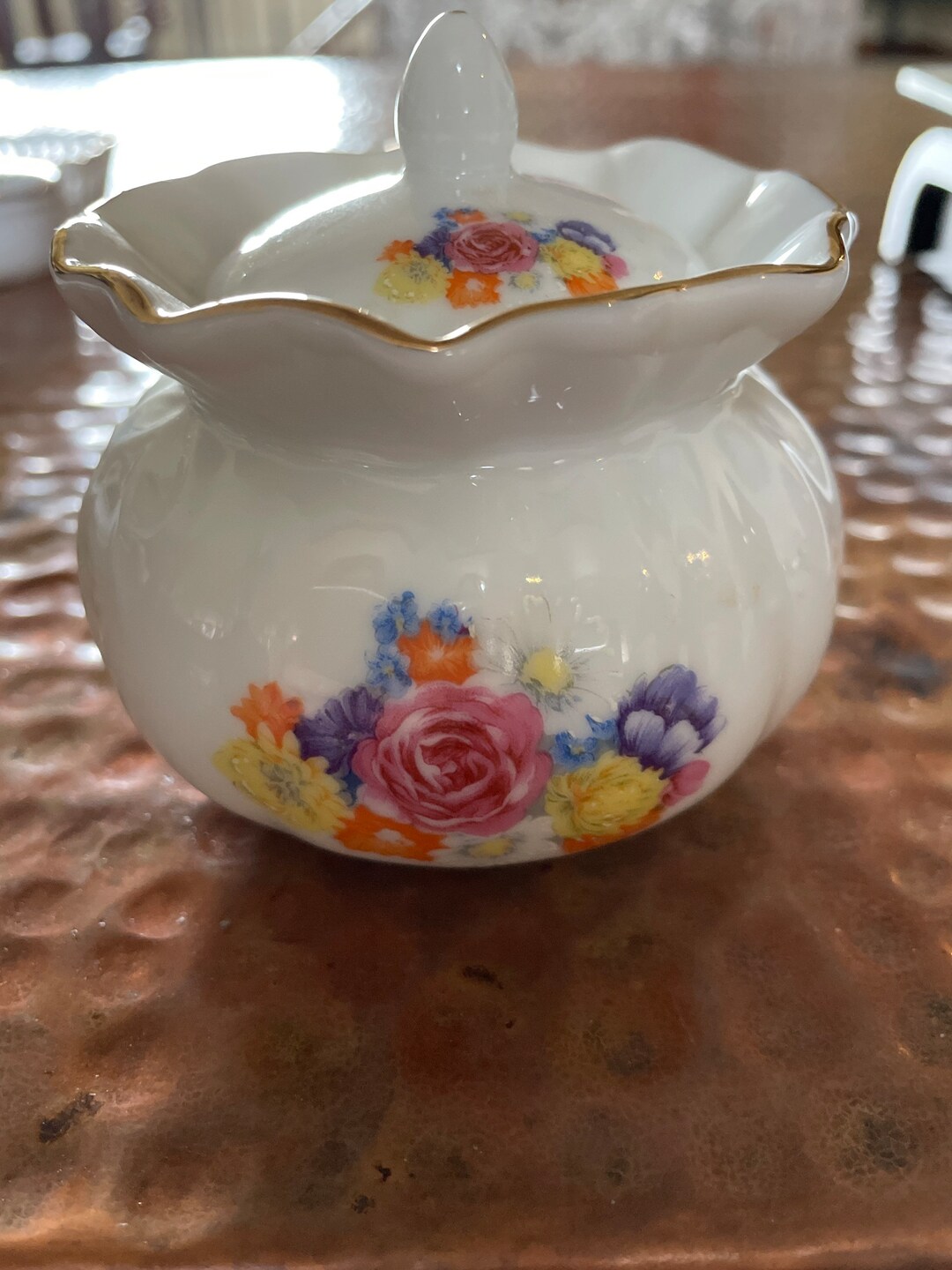 Porcelain Floral Lidded Jar by Reutter Porzellan Germany - Etsy