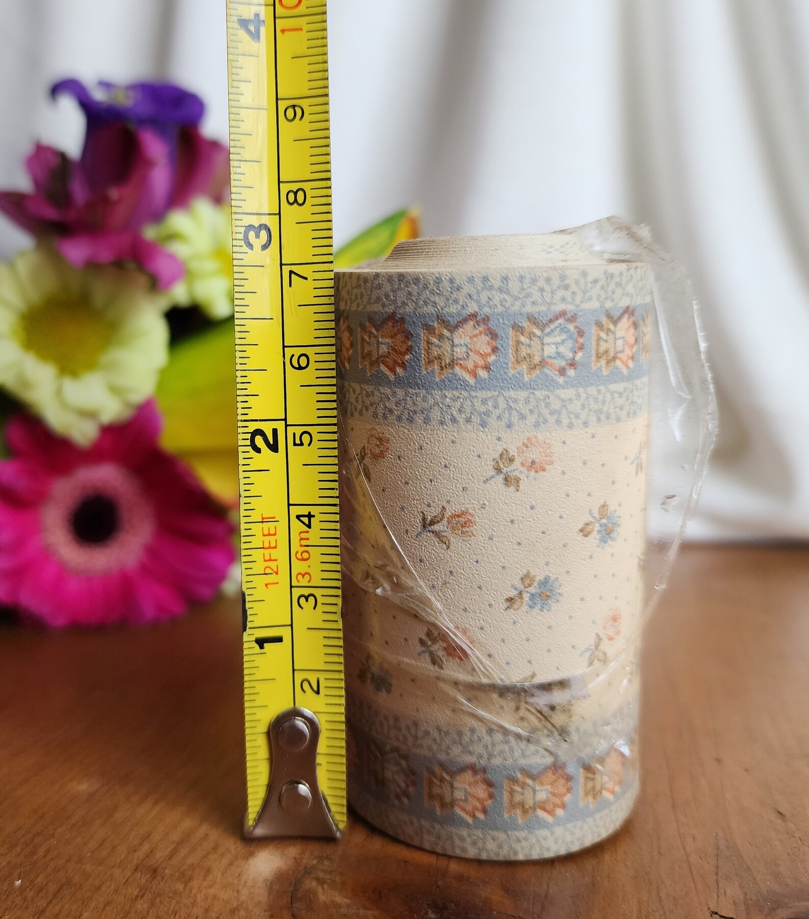 Vintage Wallpaper Border Floral Cottage Wallpaper Border Antique Floral ...