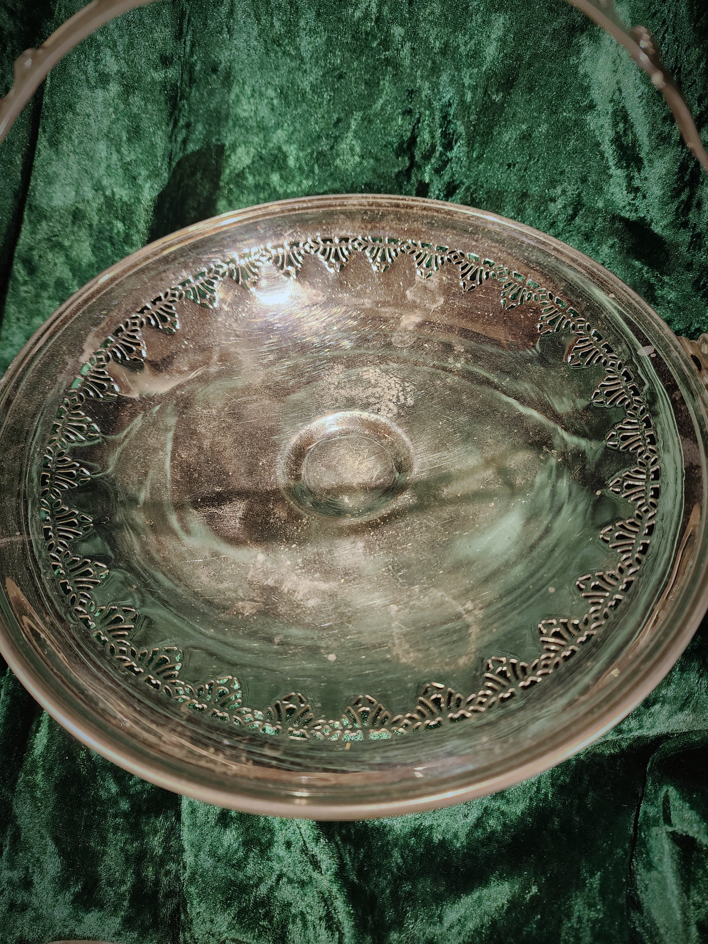 Antique 1920s Art Deco Royal Rochester Silver Plated Bridal Basket ...