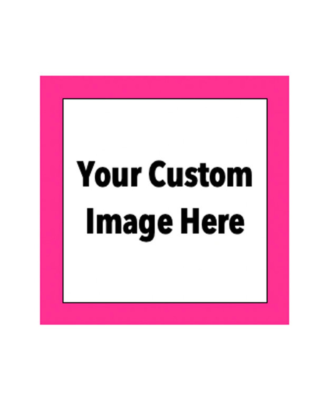 Edible Square Cake Topper custom Edible Images, Edible Cake Topper ...