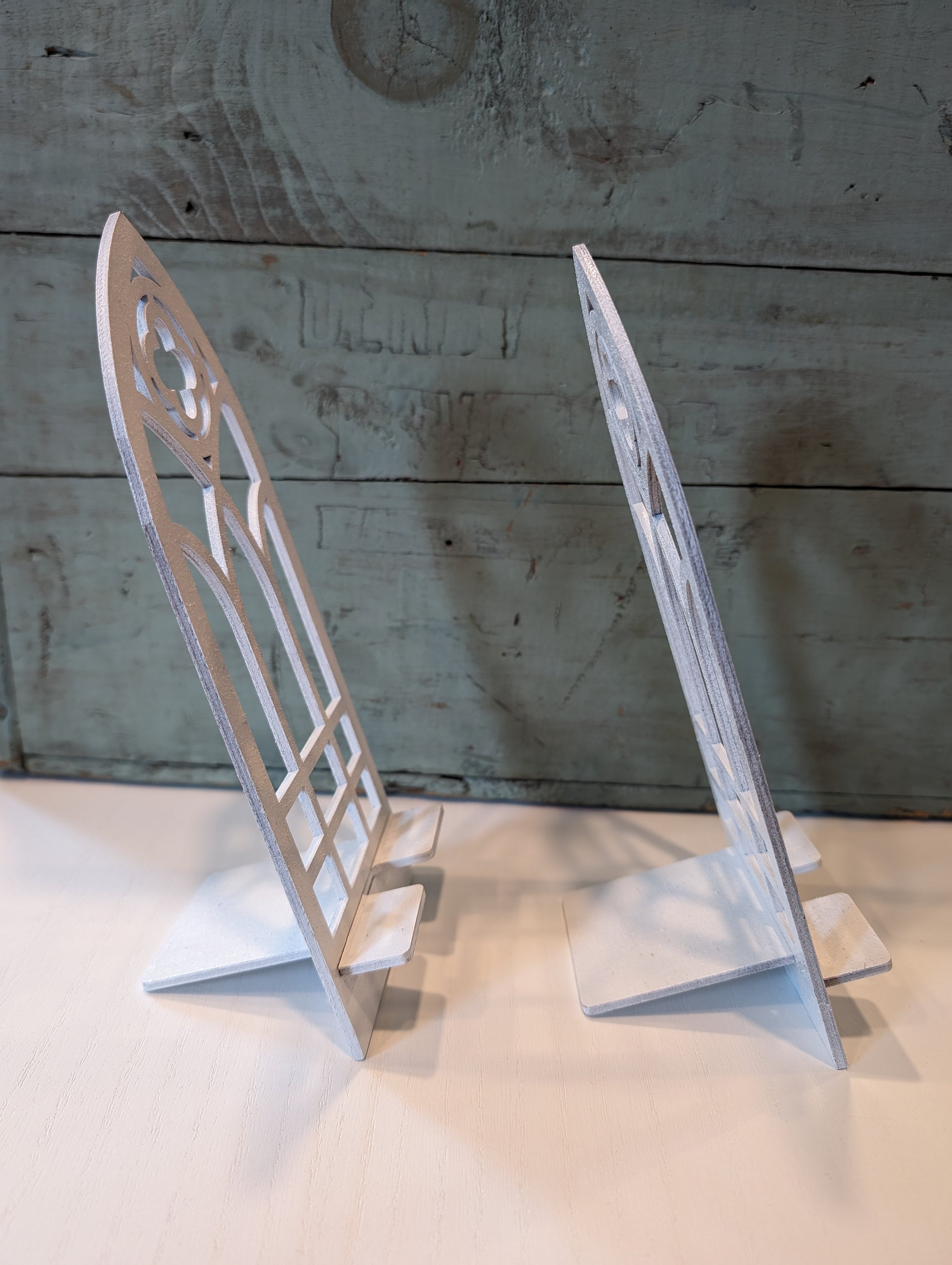 Mid-century Gothic Arch Phone Stand - Etsy