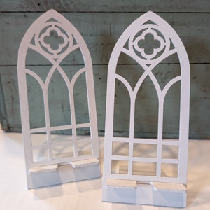 Mid-century Gothic Arch Phone Stand - Etsy