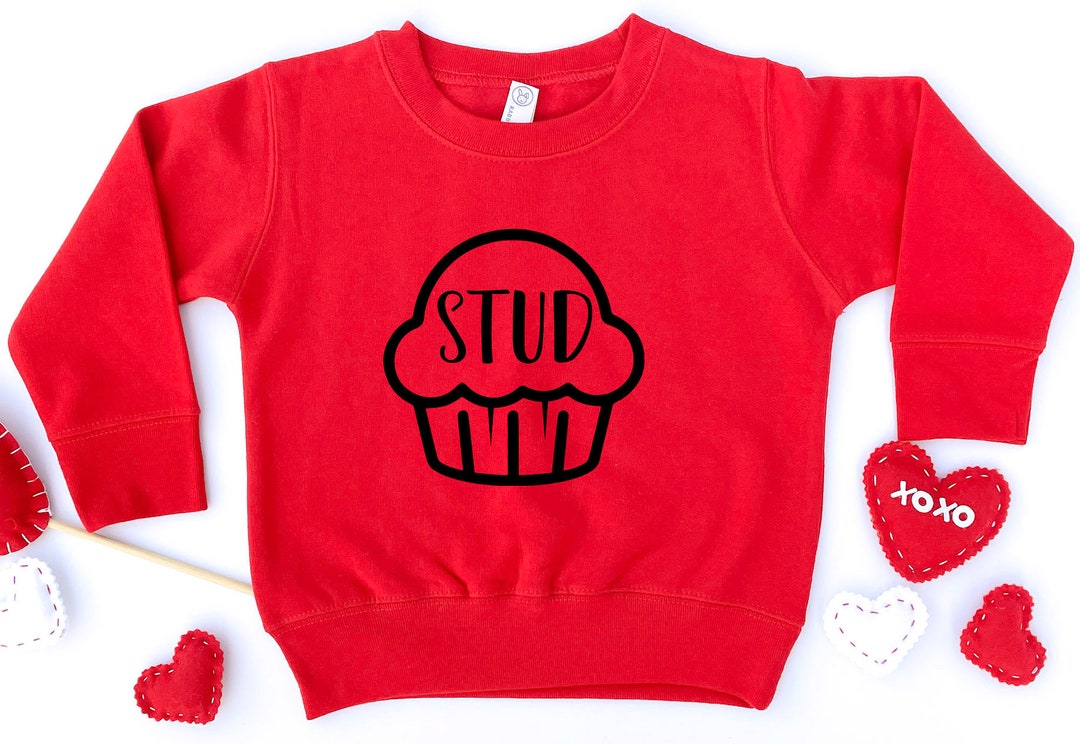 Stud Muffin Valentine Day/baby Valentine Sweater/valentine Tee/onesie ...
