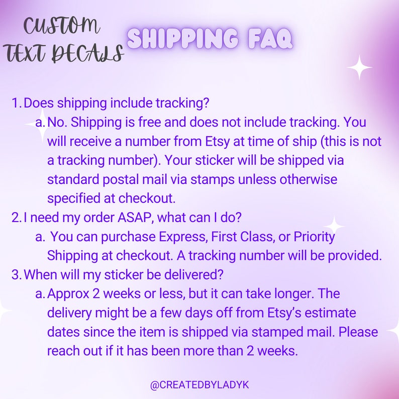 Custom Decals - Choose Your Font, Color, Size - Custom Vinyl Text Decals, Custom Stickers, Vinyl ...