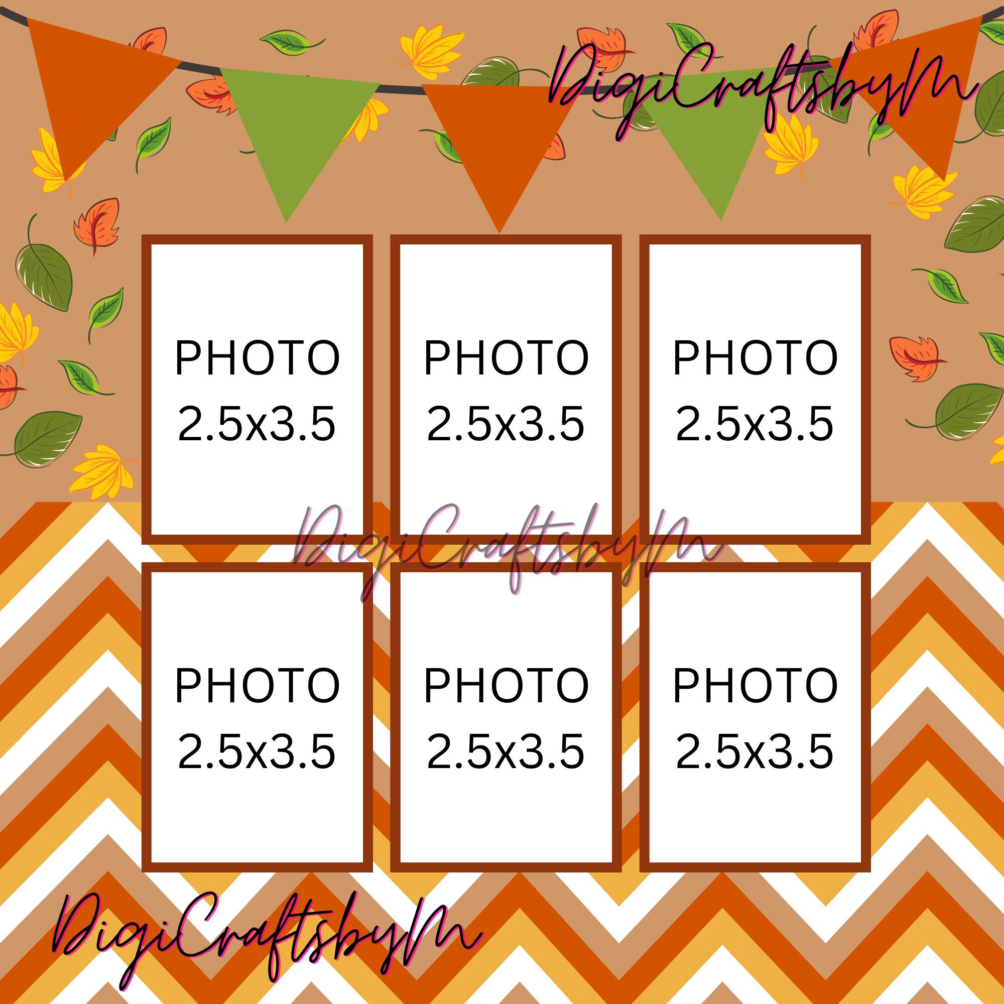 First Thanksgiving Digital Download Scrapbook Page - Etsy
