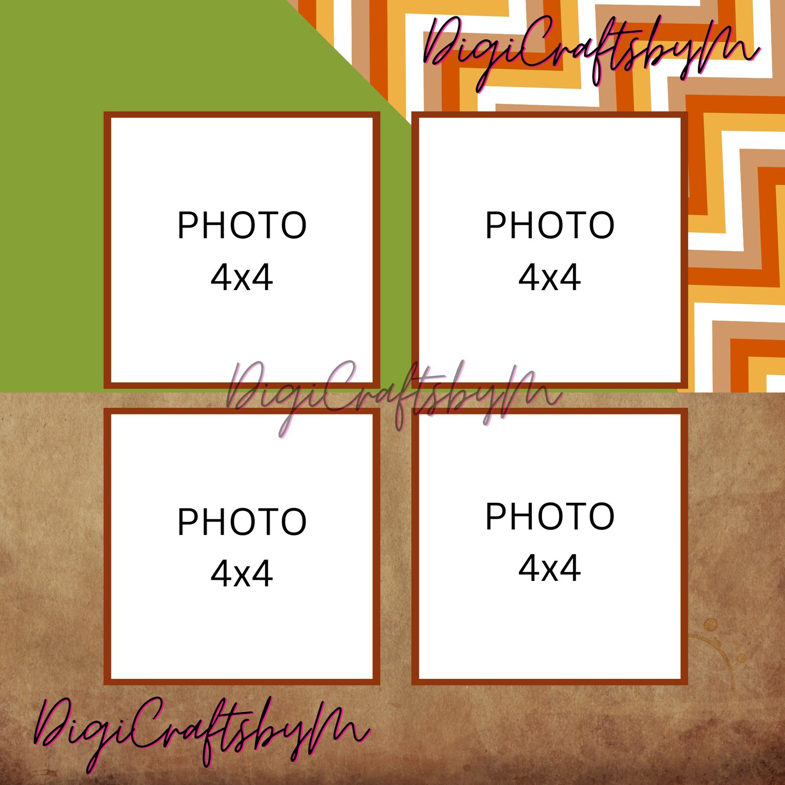 First Thanksgiving Digital Download Scrapbook Page - Etsy